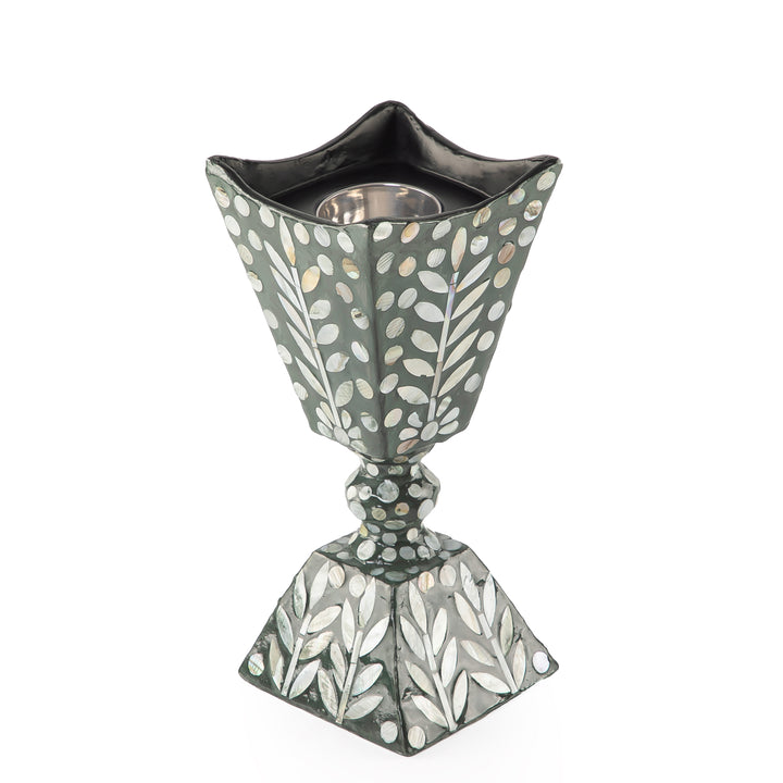 Mother of pearl mabkhar - green – Cascades UAE