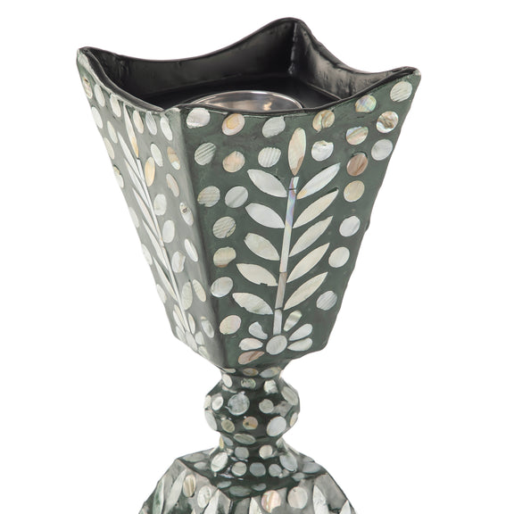 Mother of pearl mabkhar - green – Cascades UAE