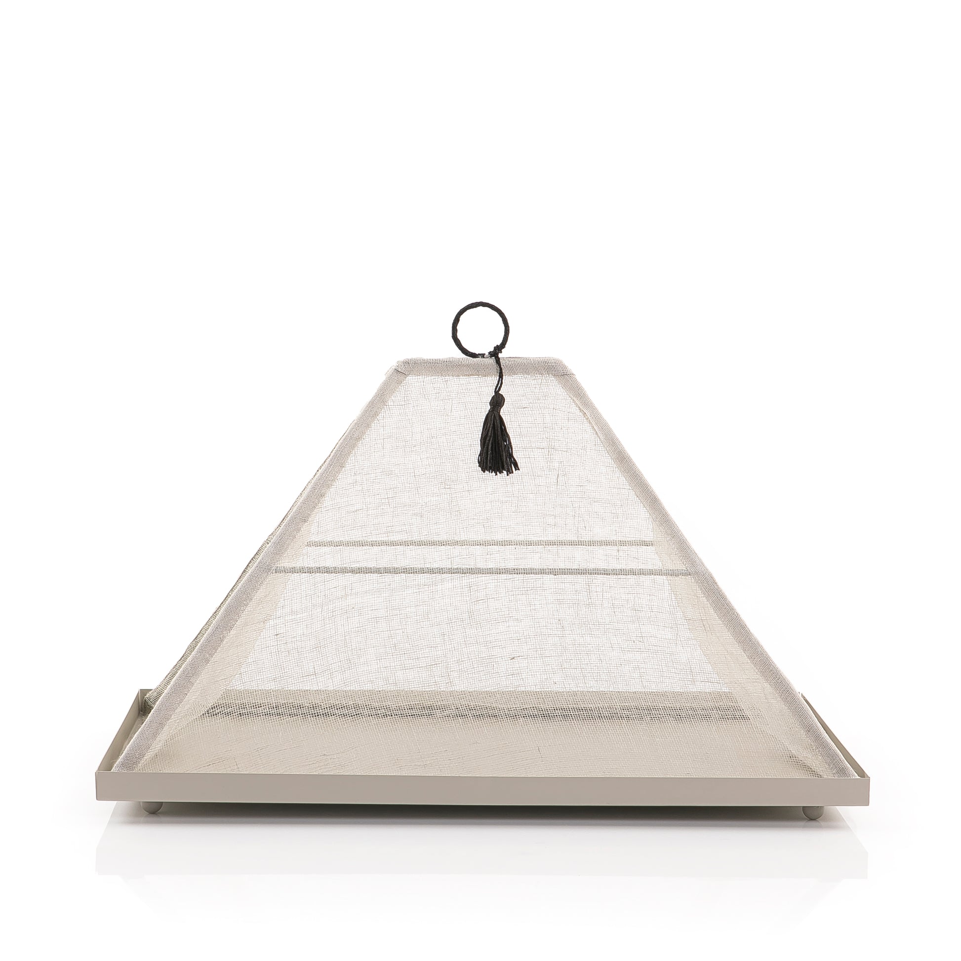 Foldable rattan cover with metal tray – Cascades UAE