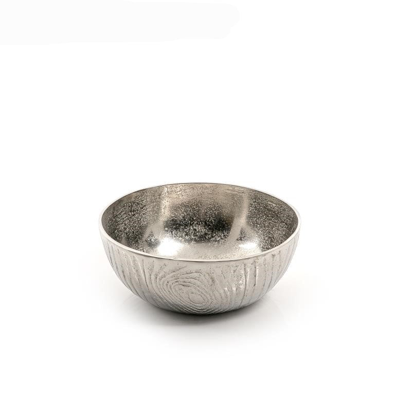 Silver Round Metal Bowl – Cascades UAE