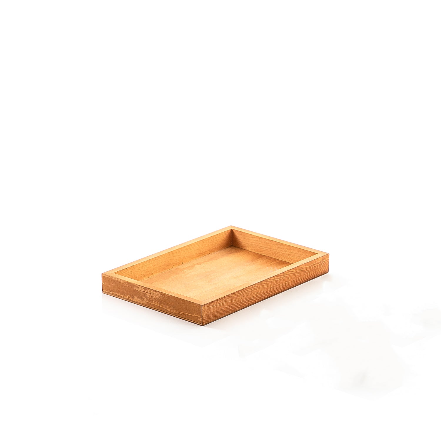 Natural Rectangular Wood Tray - Small – Cascades UAE
