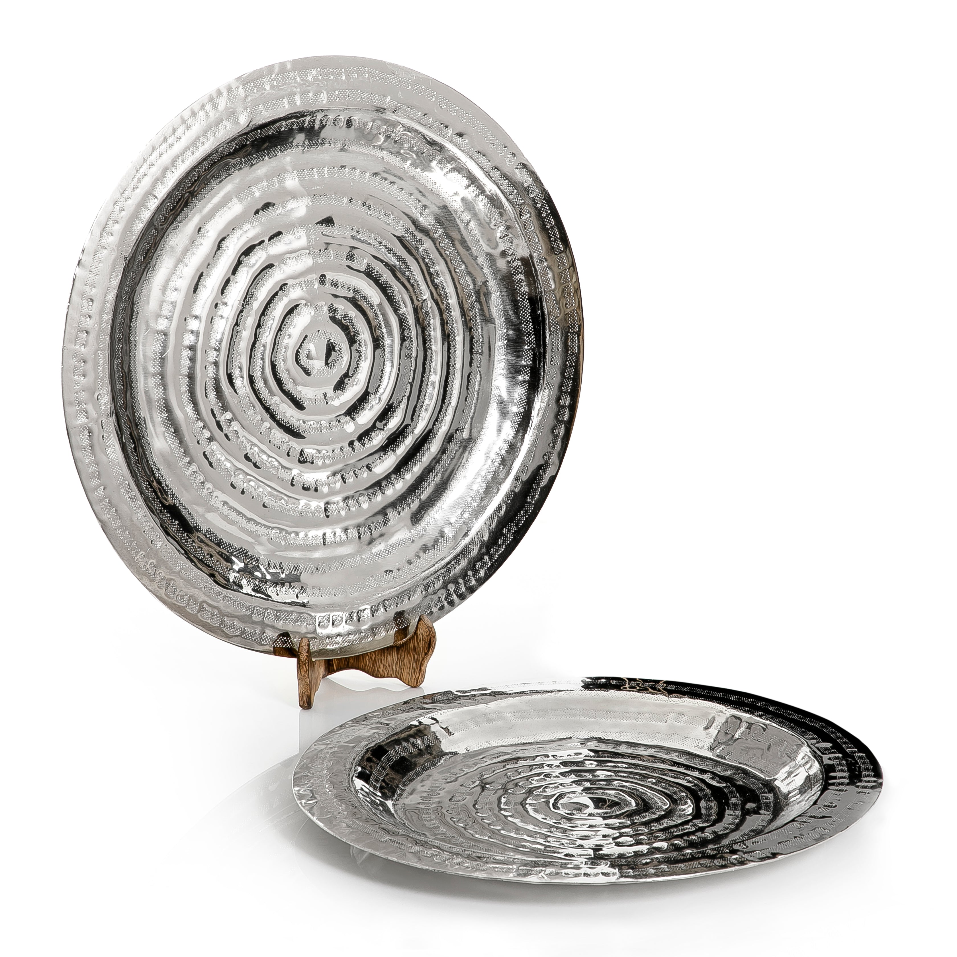 Set of 2 metal trays – Cascades UAE