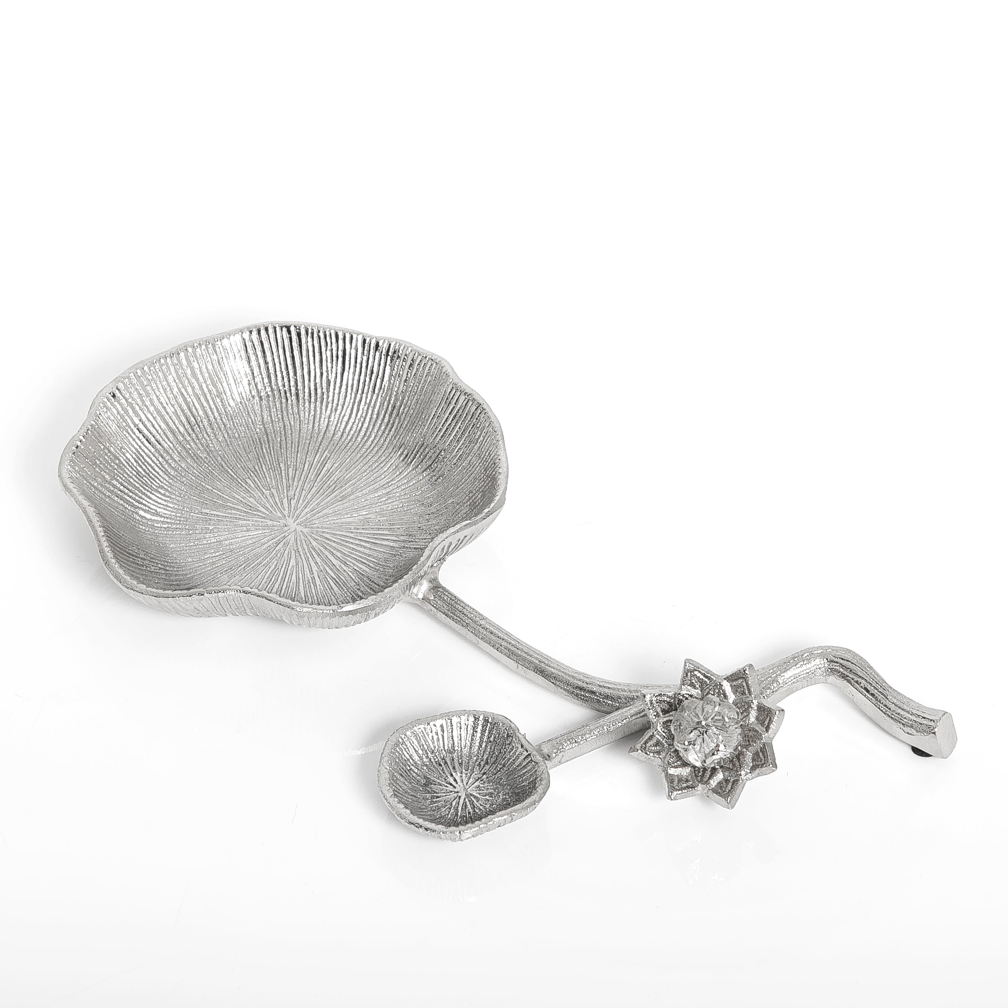 Silver Metal Twin Plate – Cascades UAE